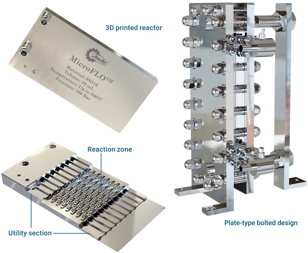 Continuous Flow Microreactors for Efficient Reactions